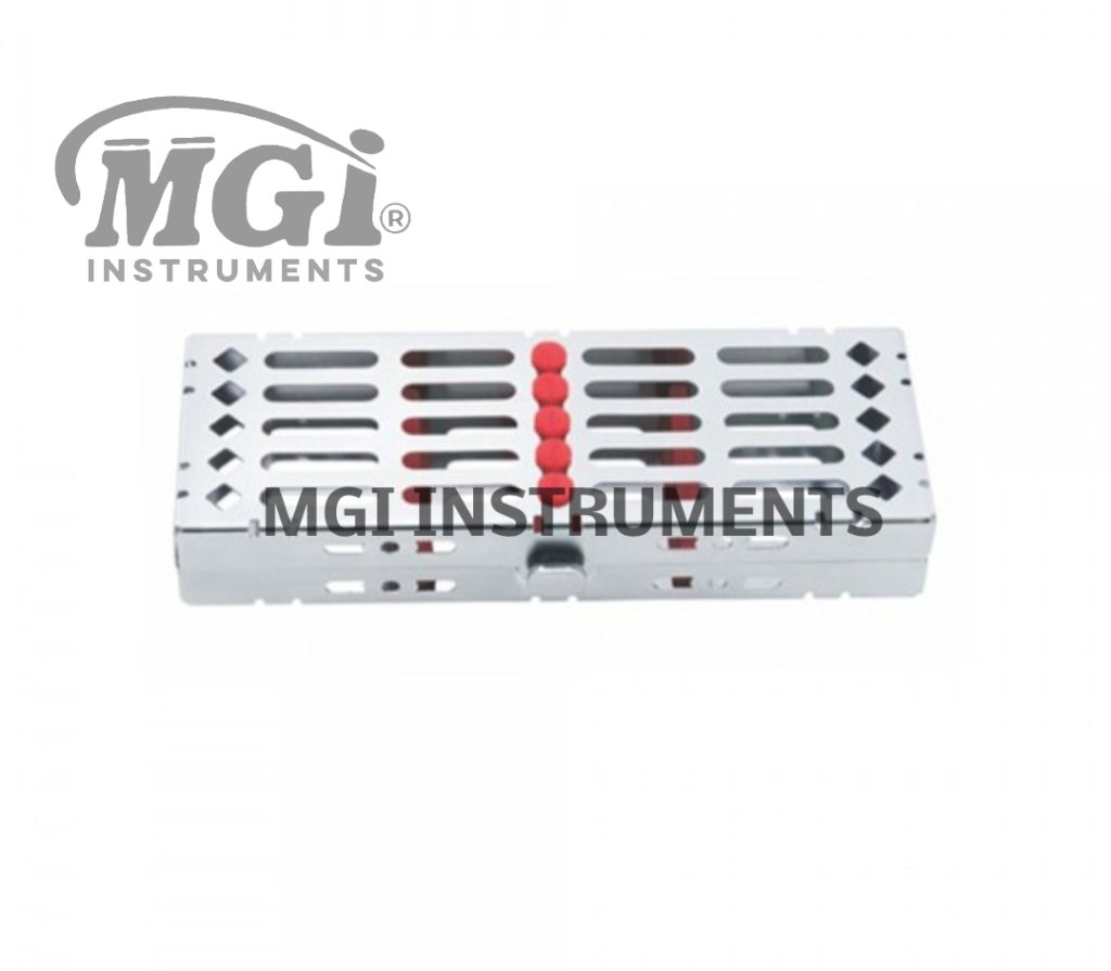 Cassette Tray 5 instruments - MGI INSTRUMENTS dental sterilization cassette